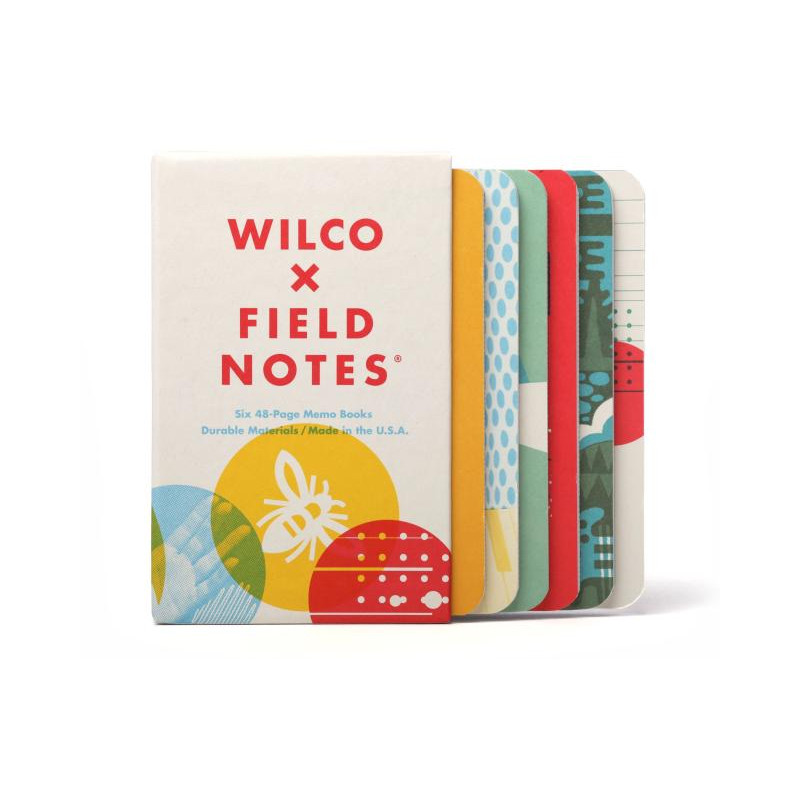 Wilco x Field Notes Box Set of 6 Memo Books